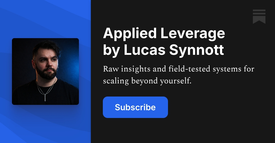 Applied Leverage by Lucas Synnott | Substack