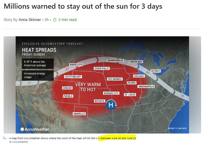 Breaking News: Summer Is Hot, Sources Confirm