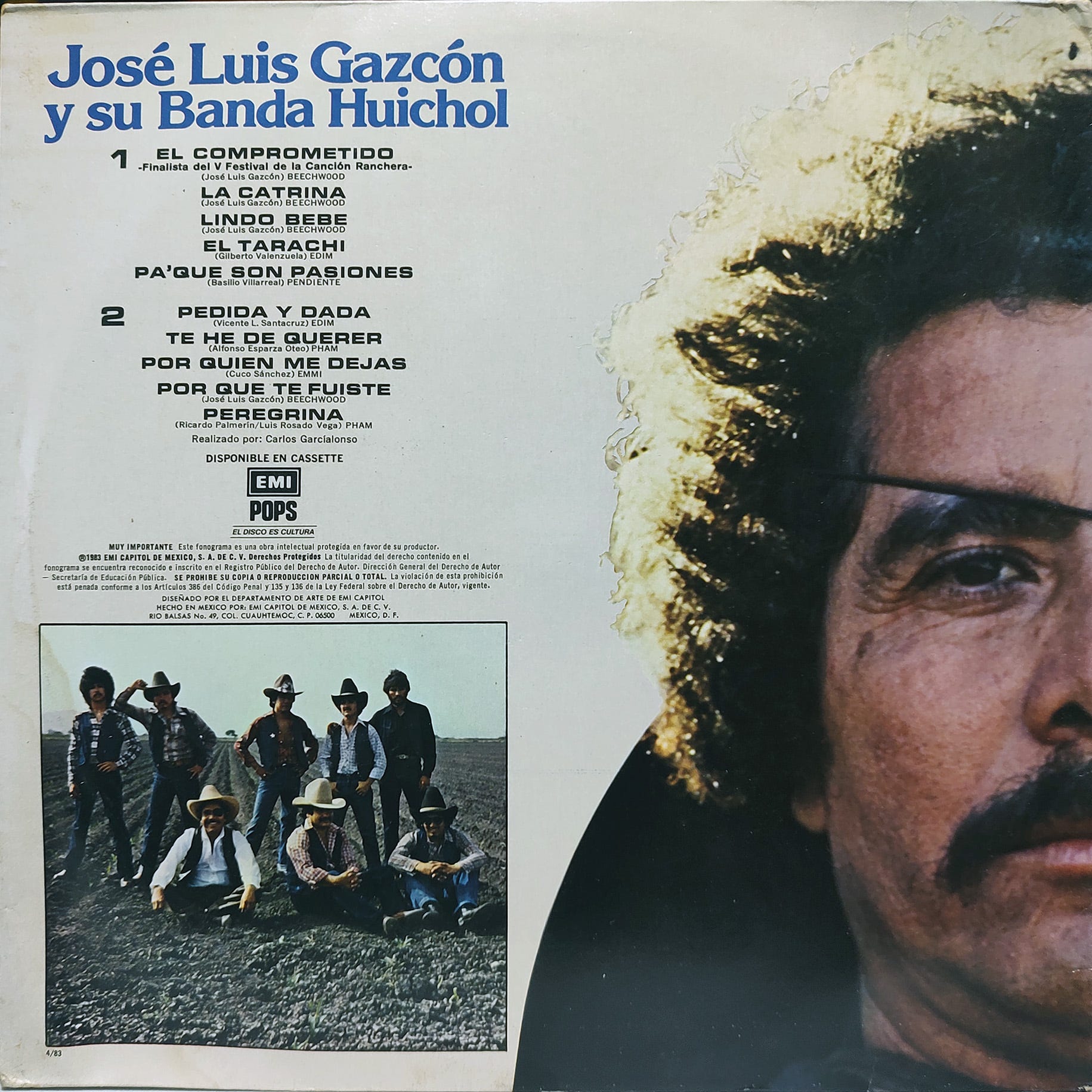 Venta: José Luis Gazcón y su Banda Huichol – El Comprometido