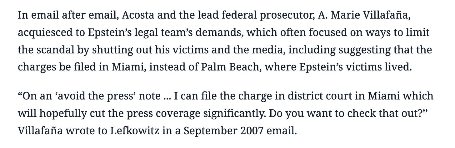 Eight years of Jeffrey Epstein coverage - by Julie k Brown