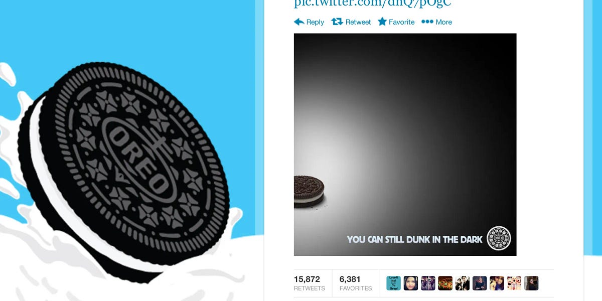 How Oreo's 'Dunk in the Dark' Became a Marketing Legend