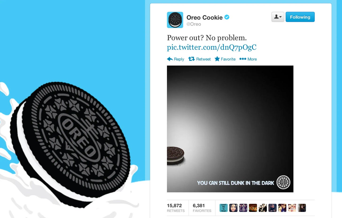 How Oreo's 'Dunk in the Dark' Became a Marketing Legend