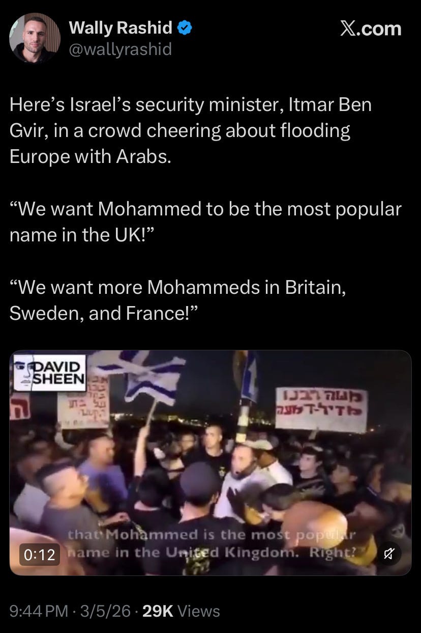 UBERSOY (@ubersoy): "Israeli far-right is not an ally of the European ...