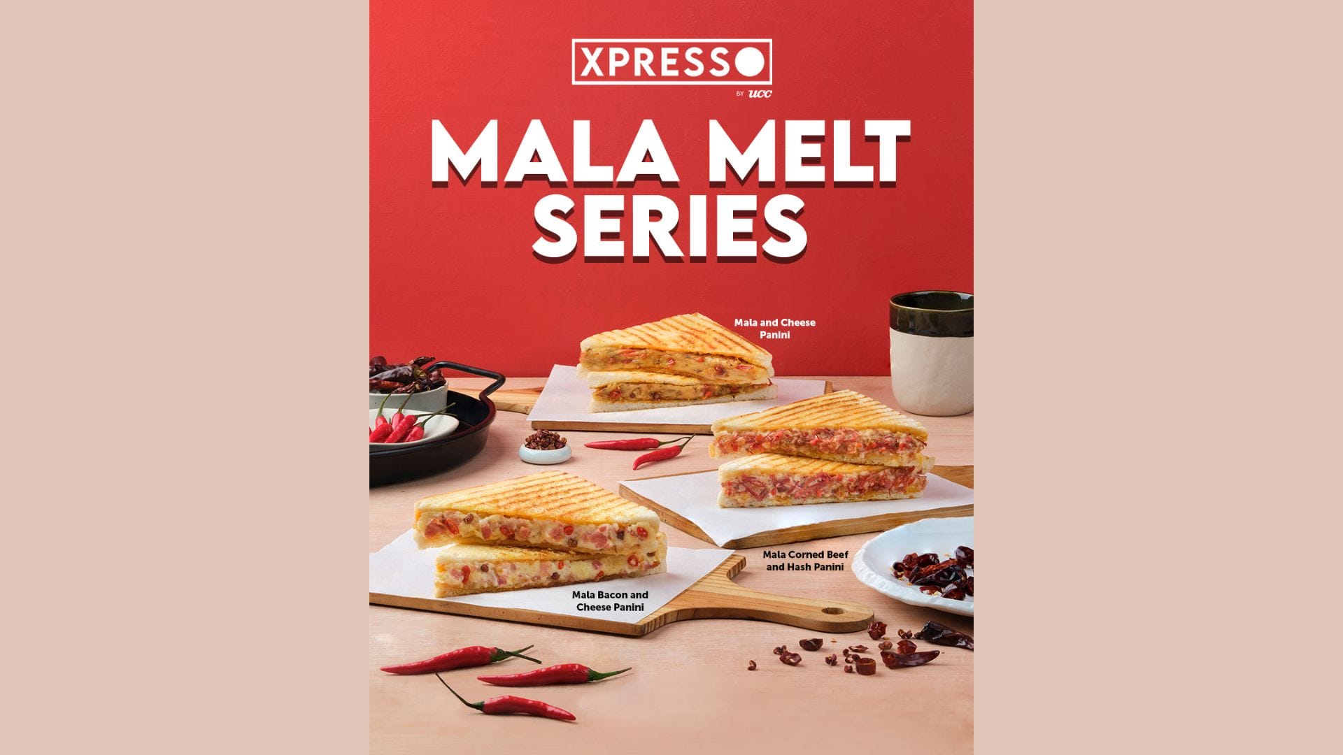Xpresso by UCC introduces Mala Melt Panini series