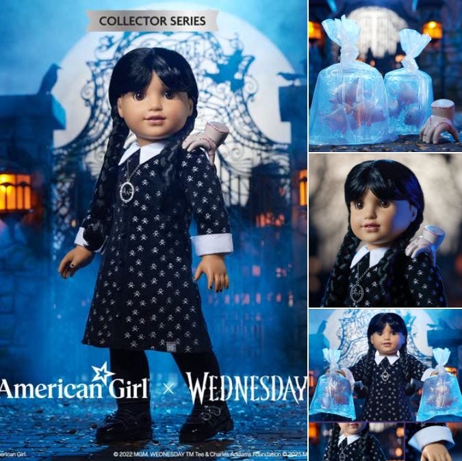 American Girl Just Released a New Wednesday Addams Family Doll!