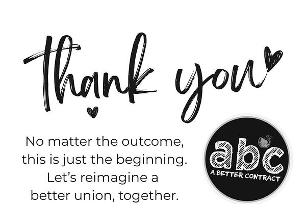 A BETTER CONTRACT (ABC-UFT) | Substack