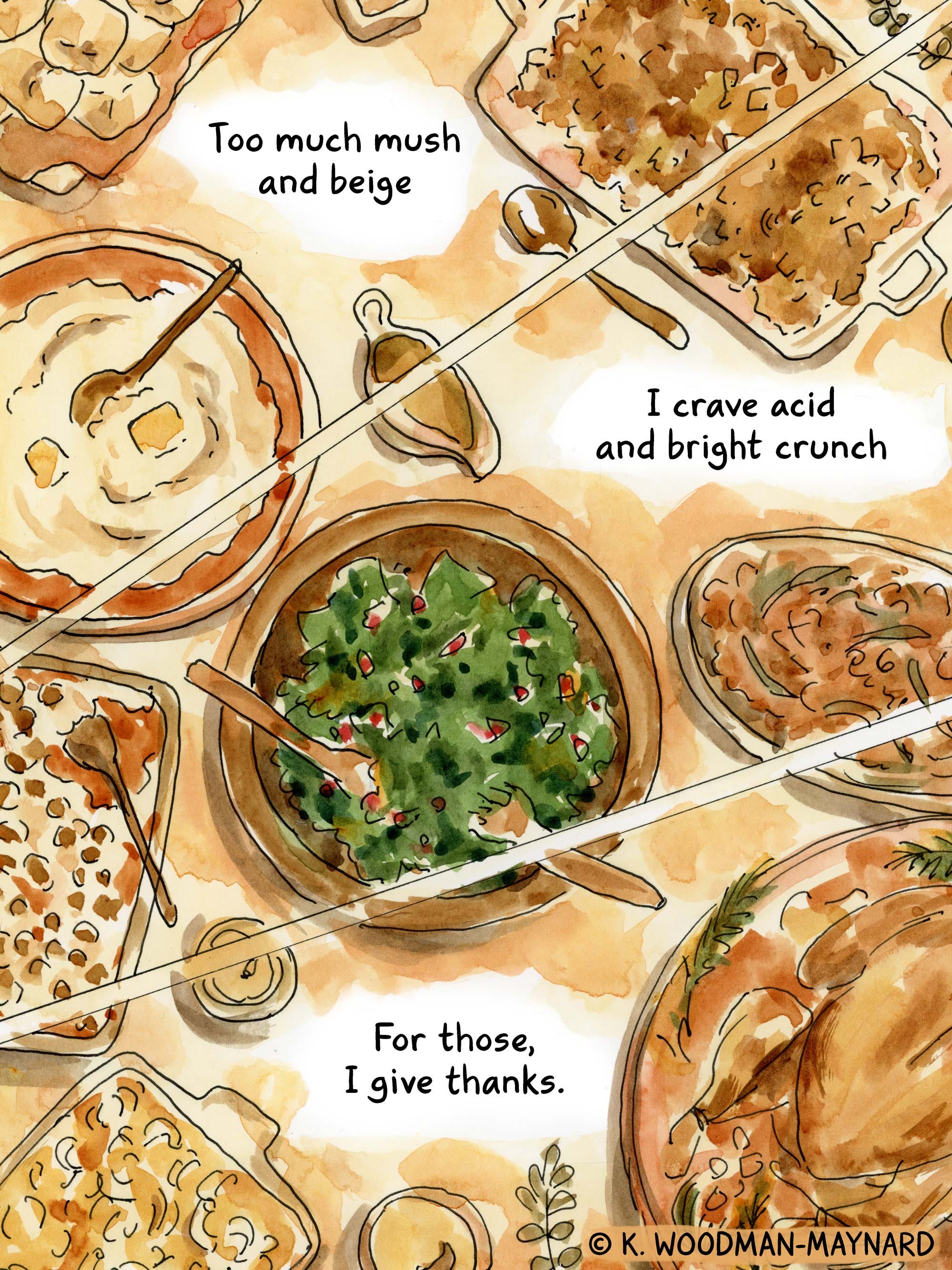 Thanksgiving Haiku - by K. Woodman-Maynard