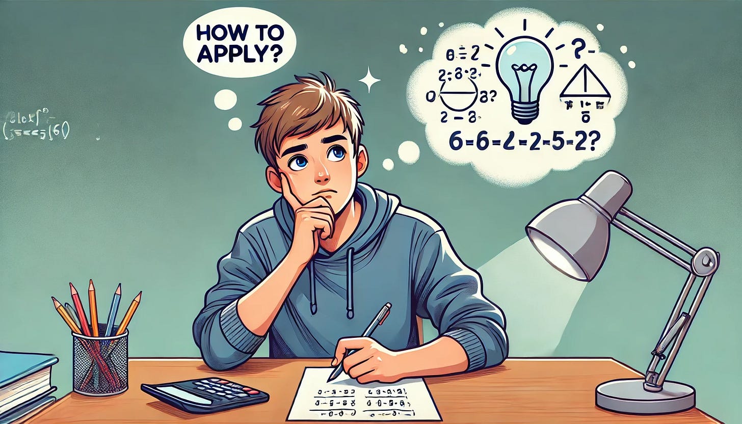 Why Do I Remember Concepts But Forget How to Apply Them?