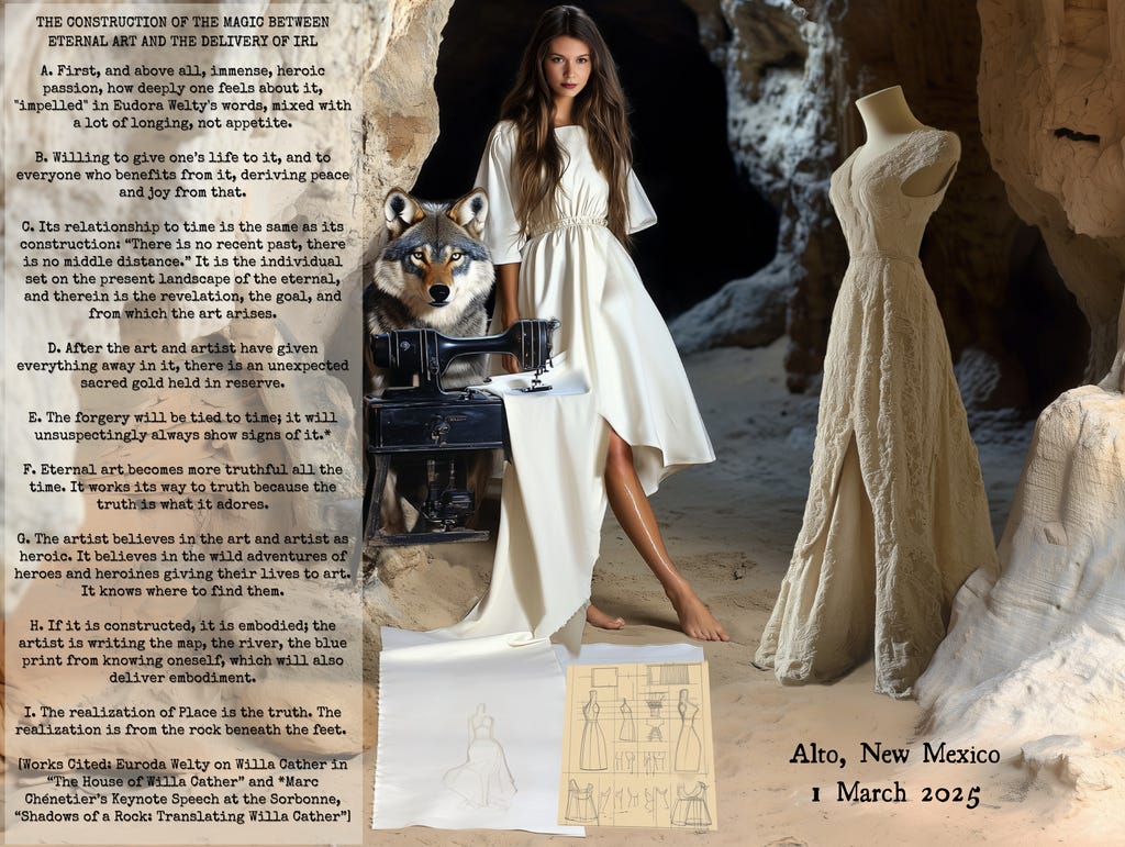 THE CONSTRUCTION OF THE MAGIC BETWEEN ETERNAL ART AND THE DELIVERY OF IRL