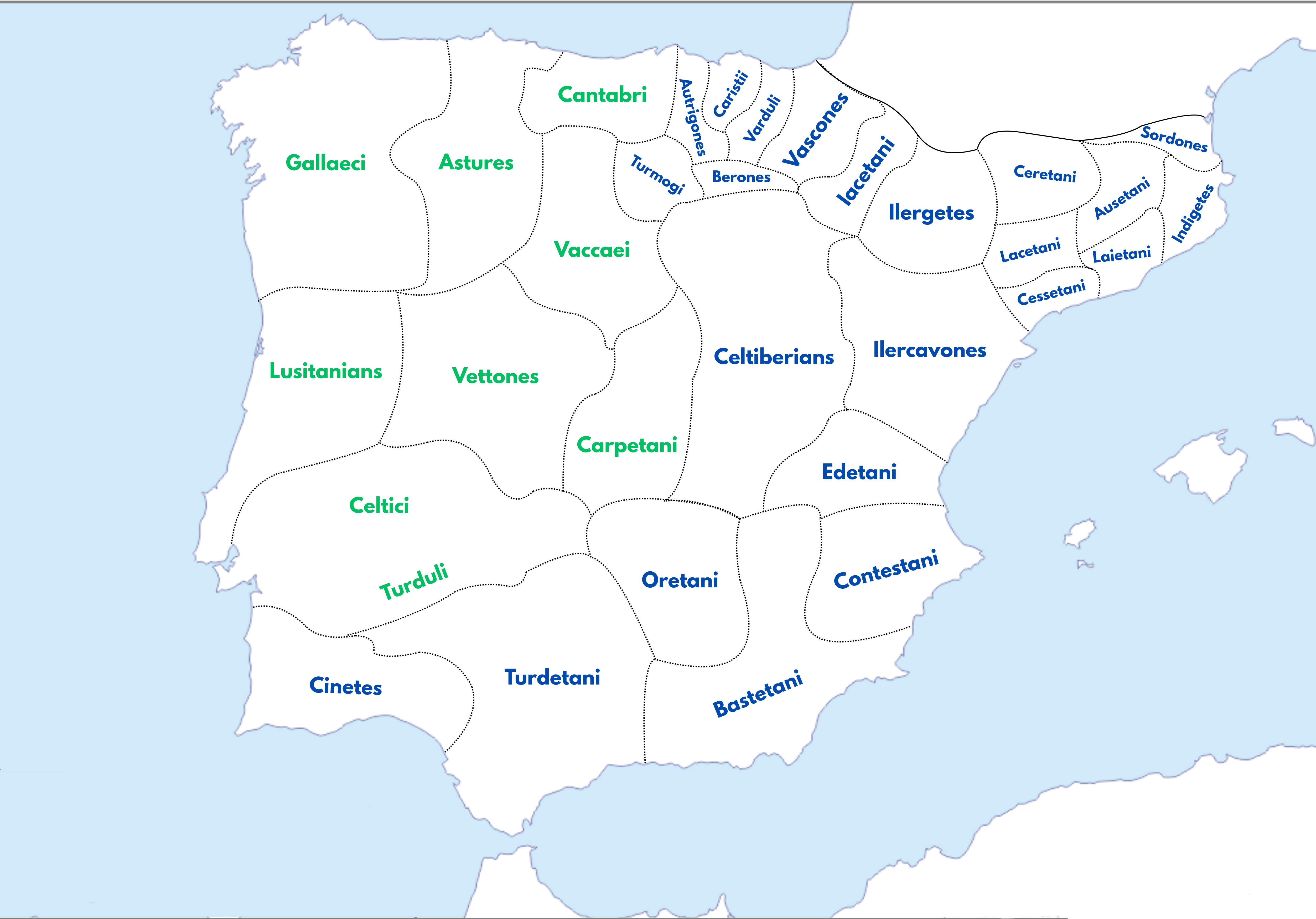Ancient Spain Map Explained (circa 300 BC) — Ep.III