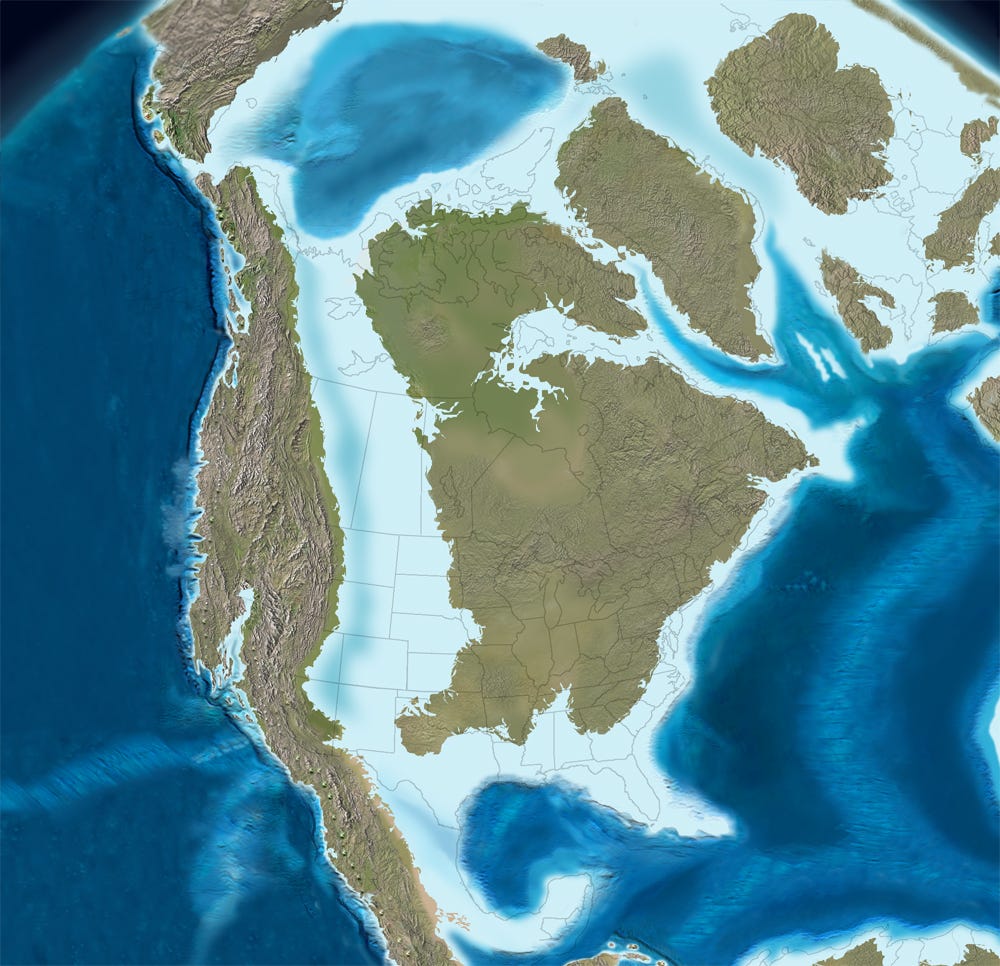 How the prehistoric coastline influences US elections