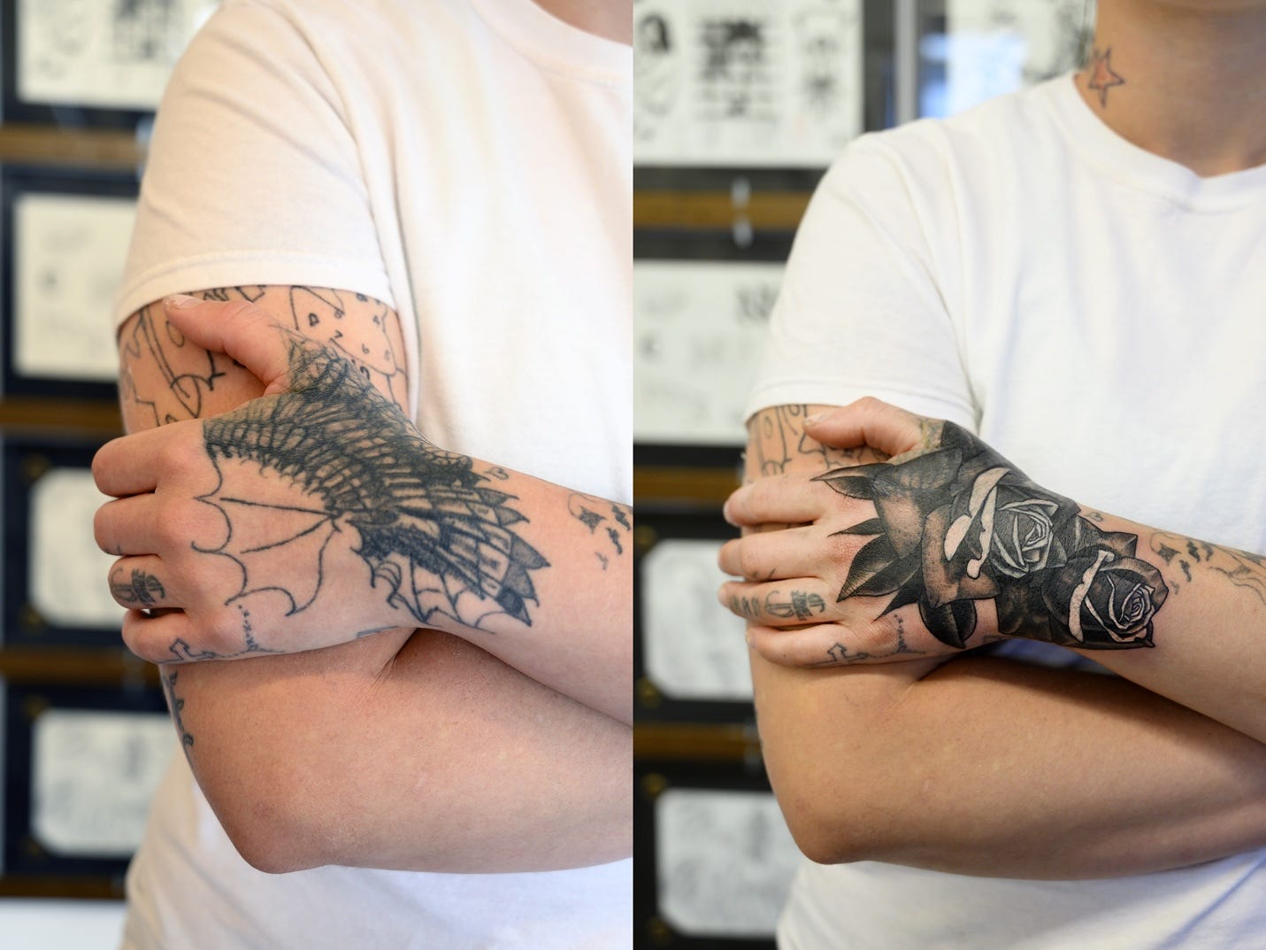 prison arm tattoos