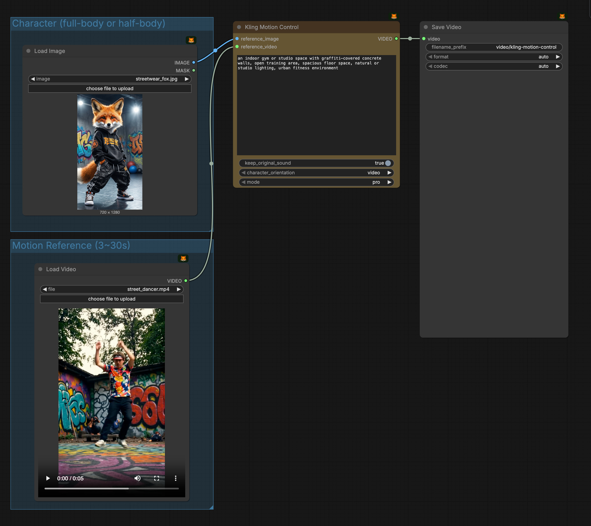 Kling 2.6 Motion Control in ComfyUI