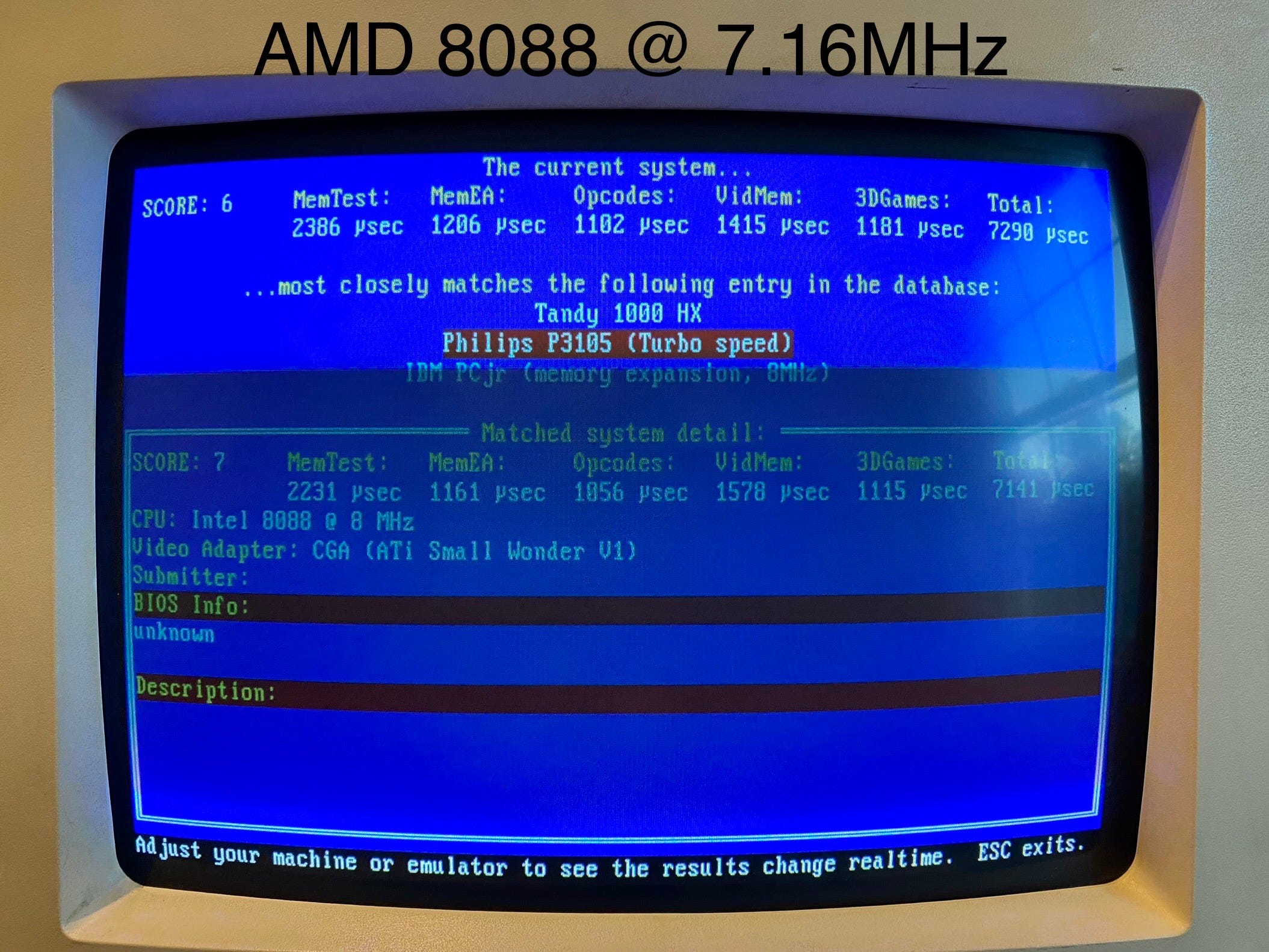 Comparing Intel 8088 CPUs - by Bradford Morgan White
