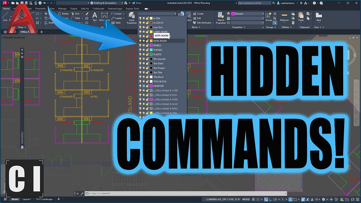11+ AutoCAD Commands That Save Hours ⏱️ - by Brandon