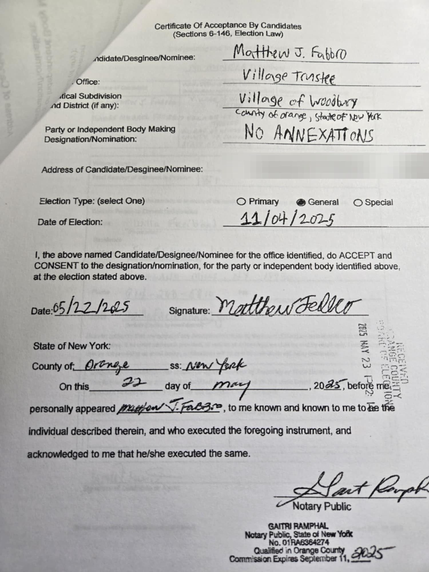 Yes. The Committee to Elect Woodbury Democrats Thinks You're That Stupid