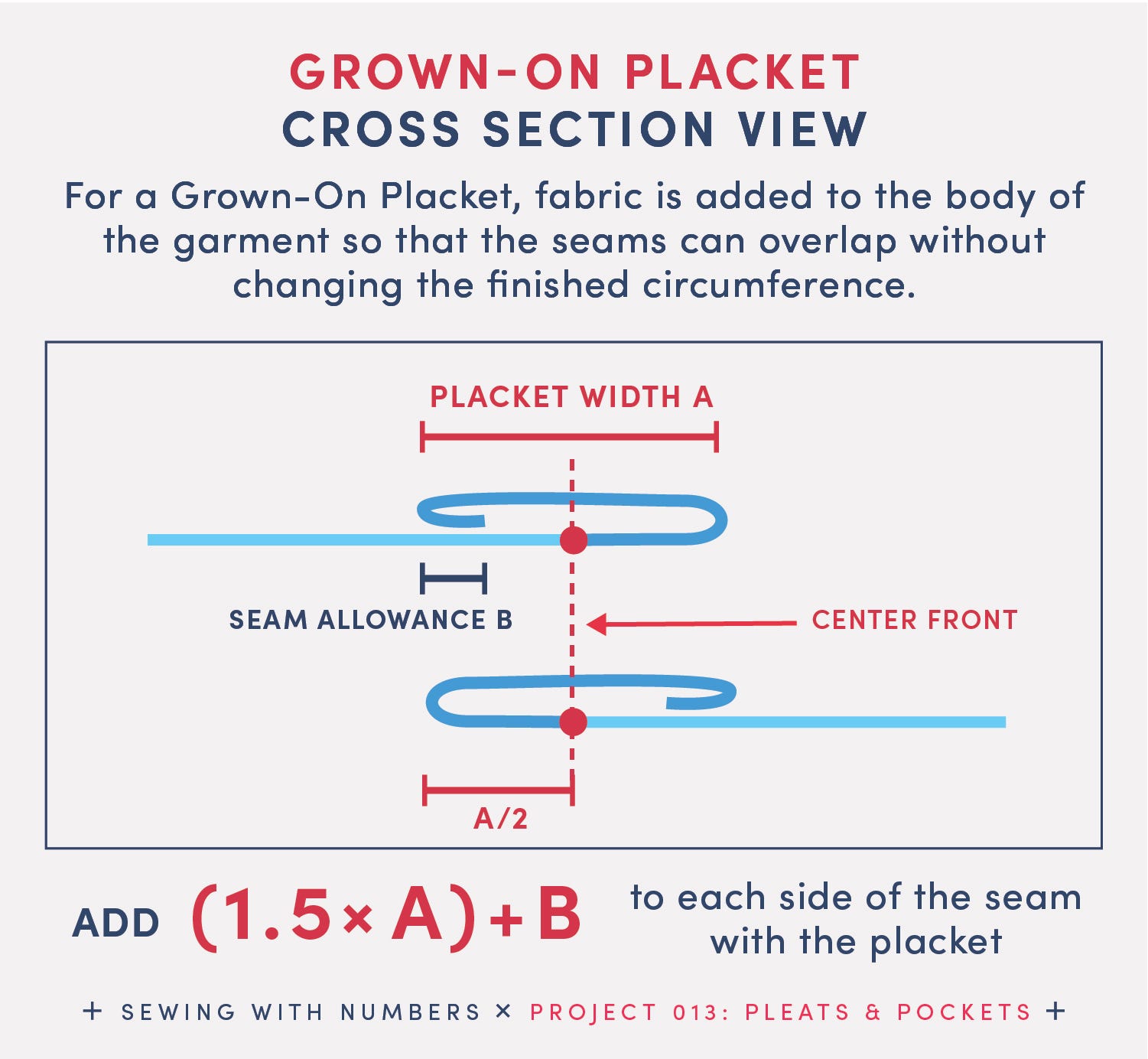 Project 013: How to draft full length plackets