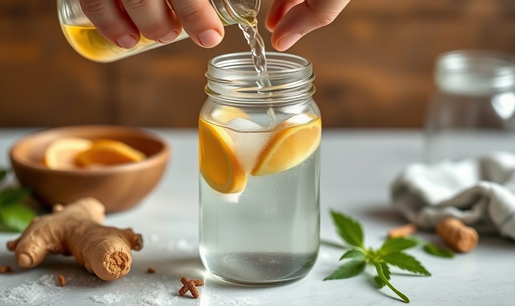 How to make Ginger Bug or Natural Ginger Soda