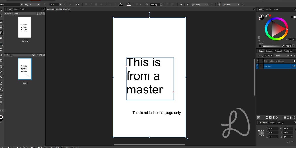 How to Create a Pdf File With Bookmarks and Hyperlinks in Affinity ...