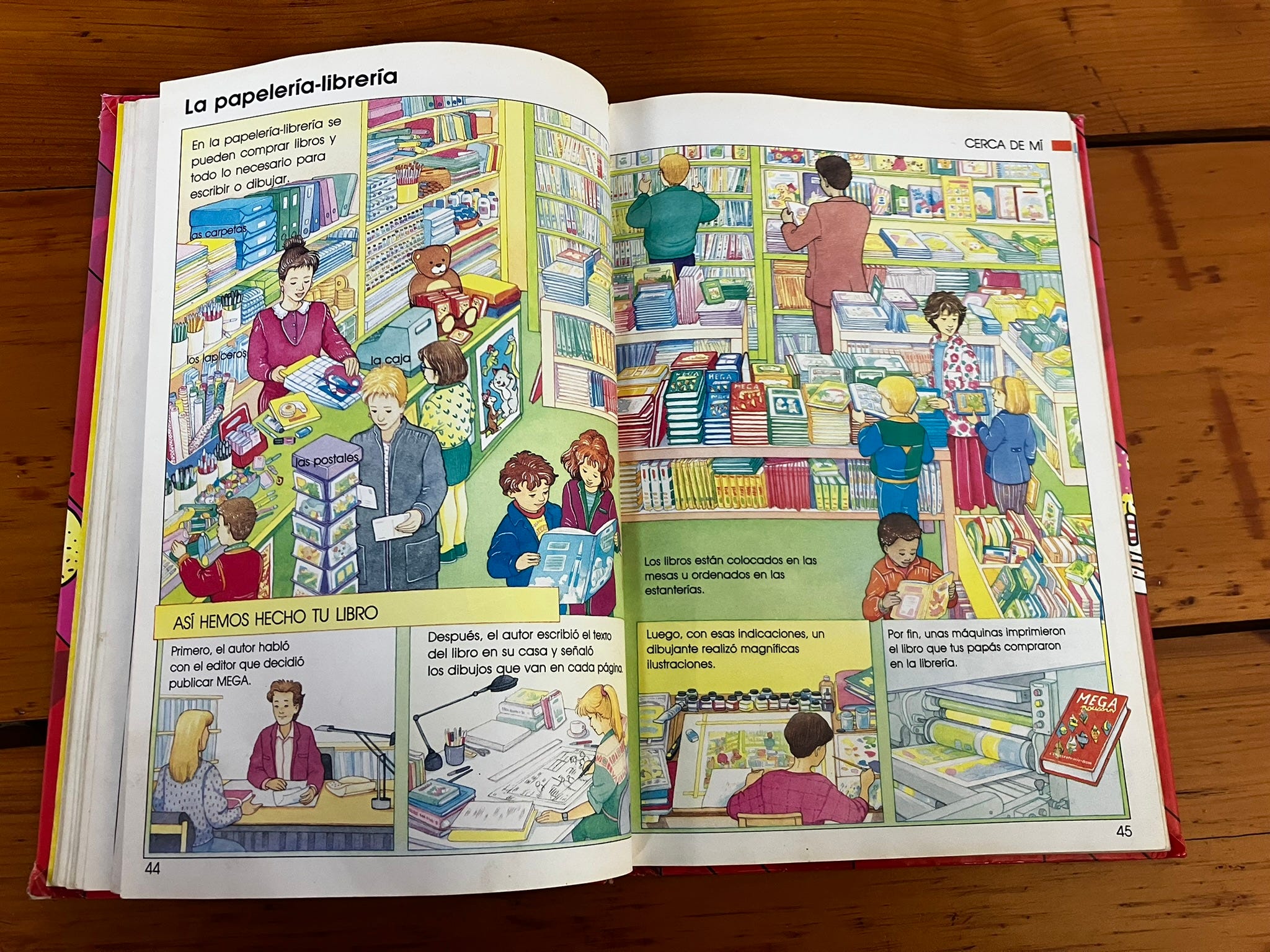 Mis páginas favoritas cuando era niña - by Katia Escalante