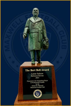 Bert Bell Award - by Dom Amoroso - Maxwell Football Club