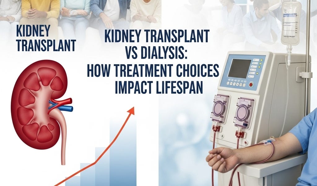 Kidney Transplant vs Dialysis: How Treatment Choices Impact Lifespan