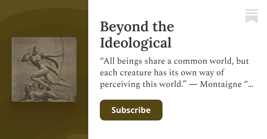 Beyond the Ideological | Zineb Riboua | Substack