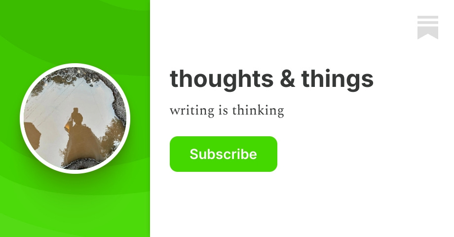thoughts & things | sanskar trivedi | Substack