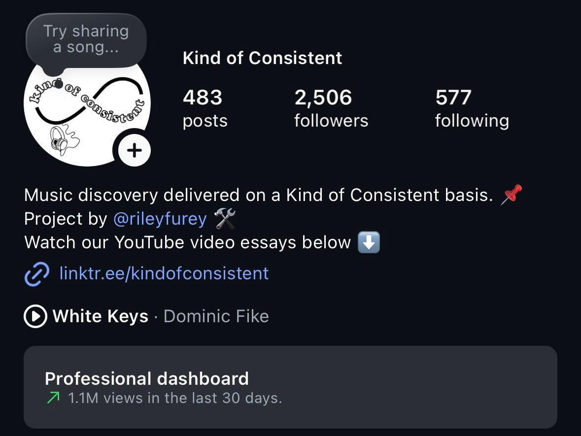 my account has reach 1 MILLION people this month (#158)