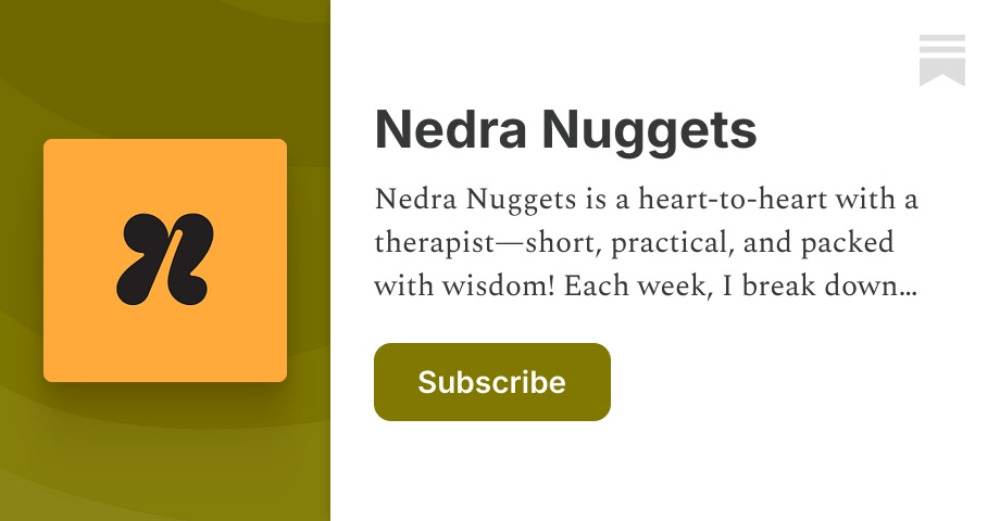 Nedra Nuggets | Substack
