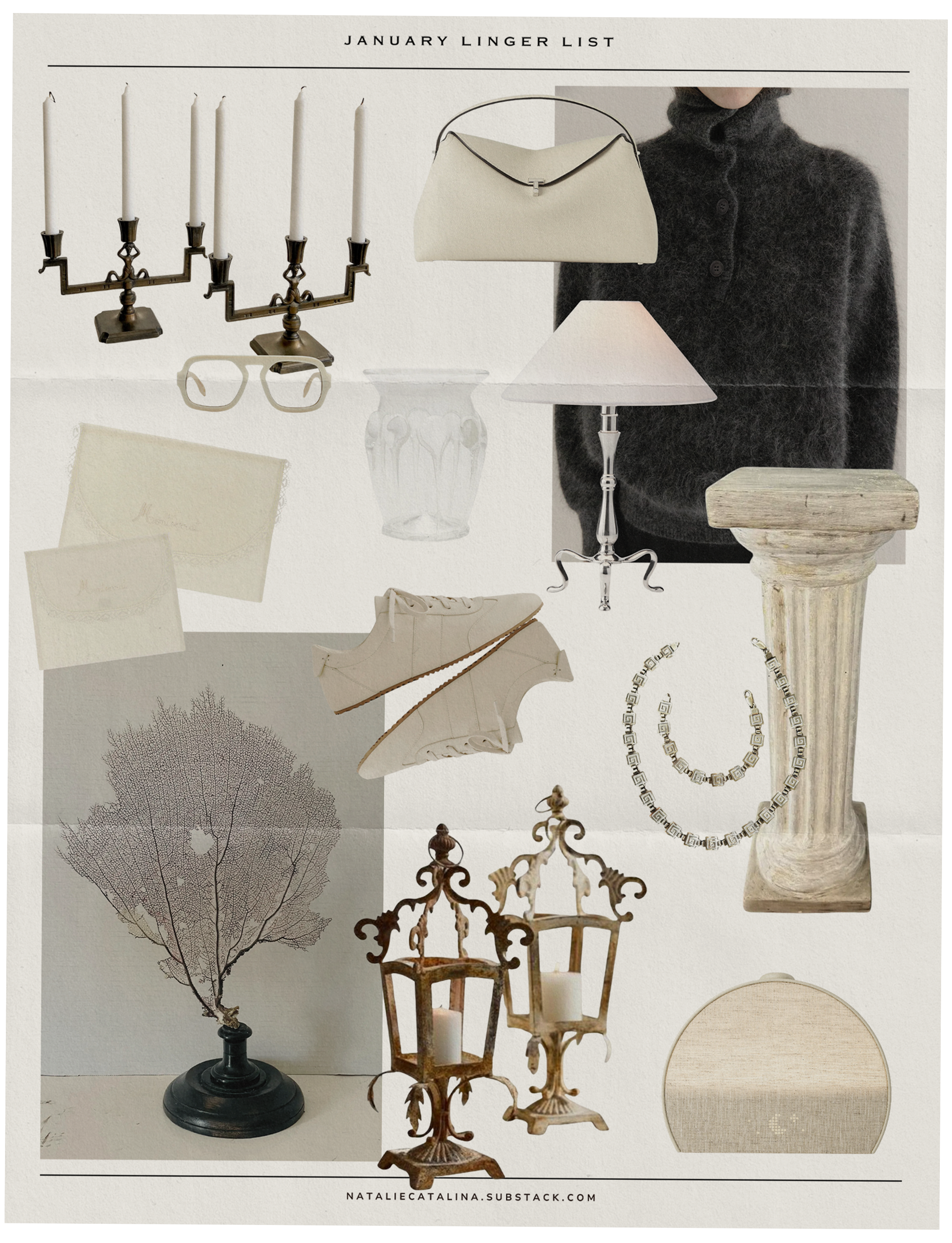 January Linger List - by Natalie Catalina - Worth Noting