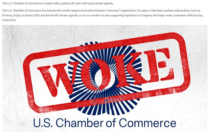 US Chamber of Commerce Accused of Leading ‘woke corporate America’ as ...
