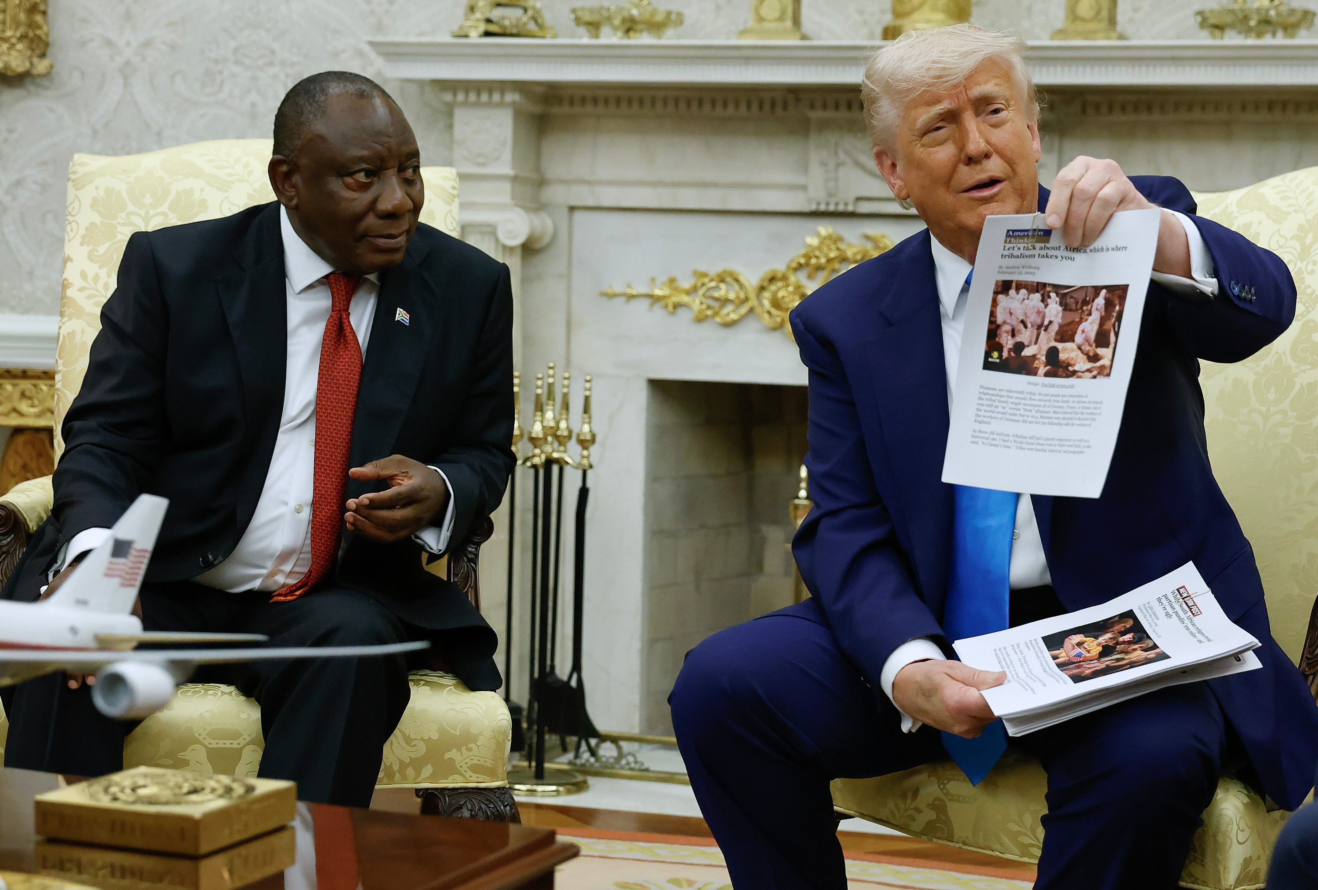Trump Called It ‘White Genocide.’ Now the White People Are Flocking Home.