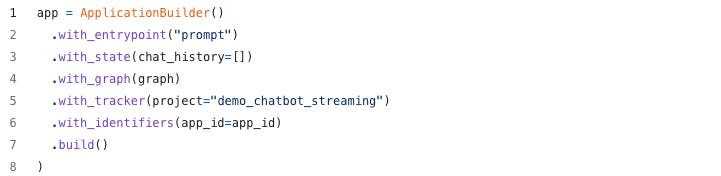 Streaming Chatbot with Burr, FastAPI, and React