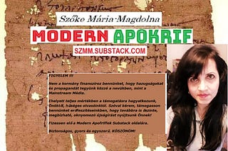 Szőke Mária Magdolna - Modern Apokrif | Substack