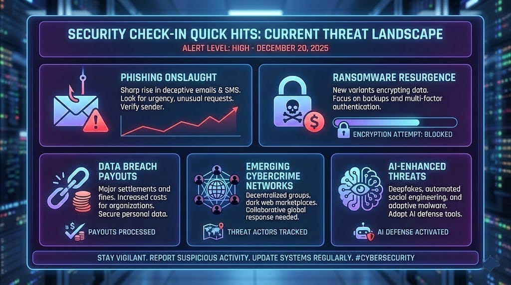 Security Check-in Quick Hits: Phishing Onslaught, Ransomware Resurgence ...