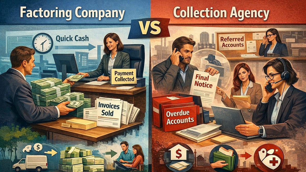 The Pros & Cons of Using a Factoring Company vs. a Collection Agency