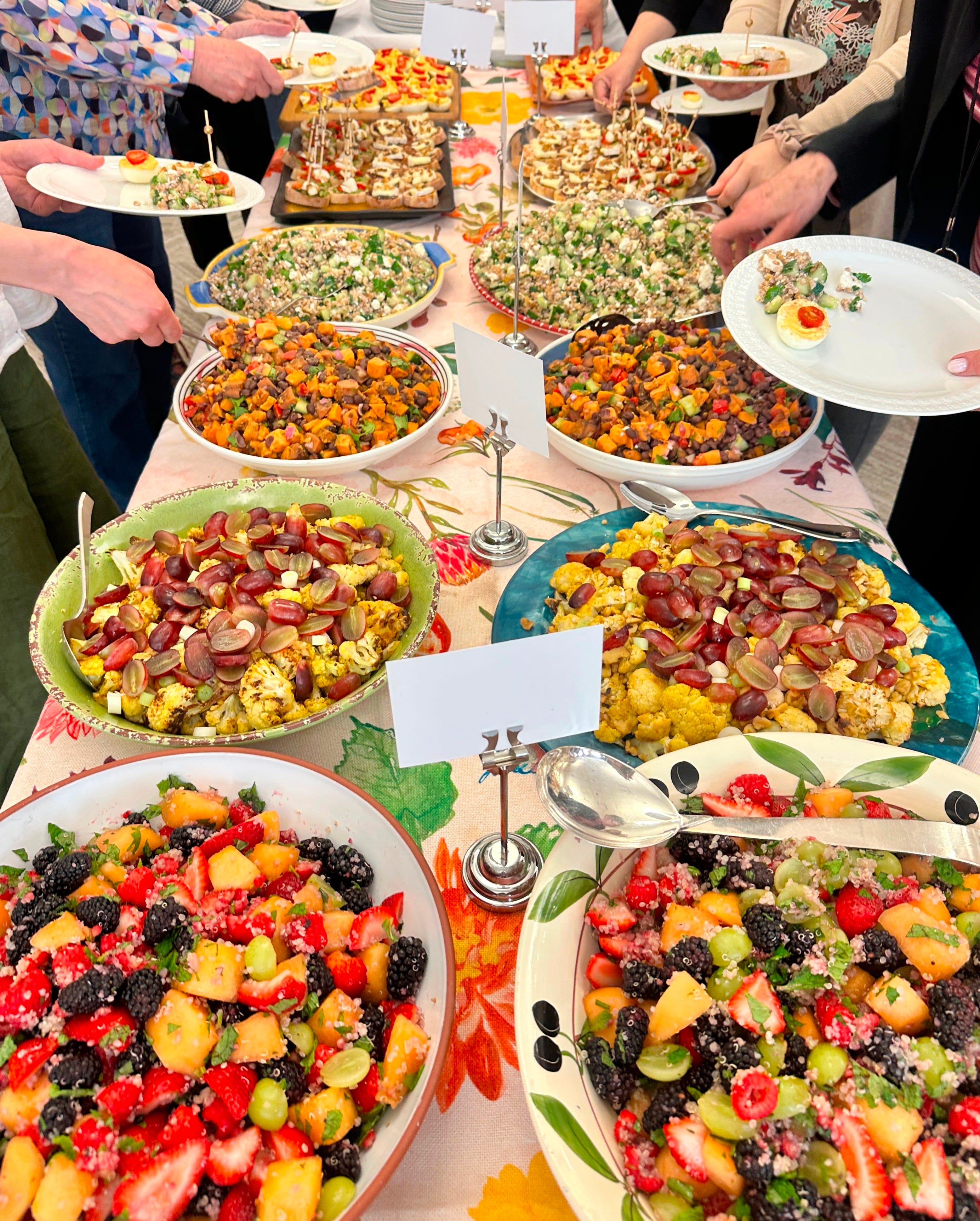 A Perfect Vegetarian Buffet Menu - by Erin Gleeson