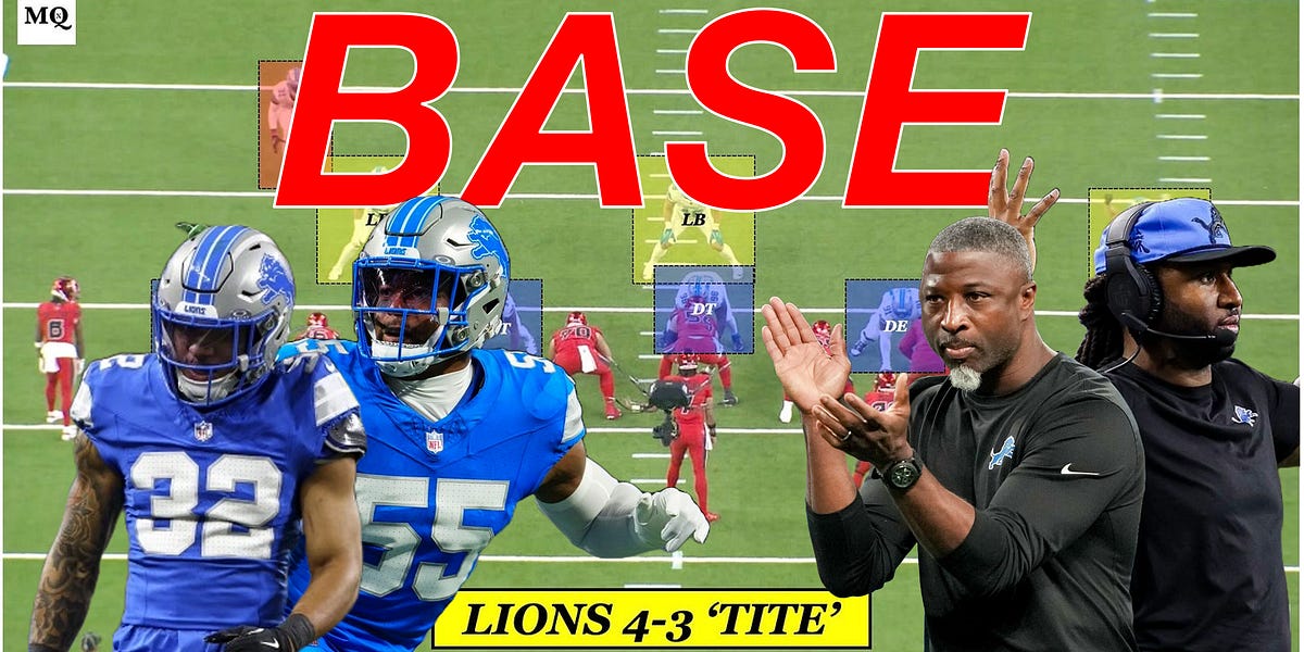 A look at the Detroit Lions 2024 Defense: Base Scheme Evolution ...