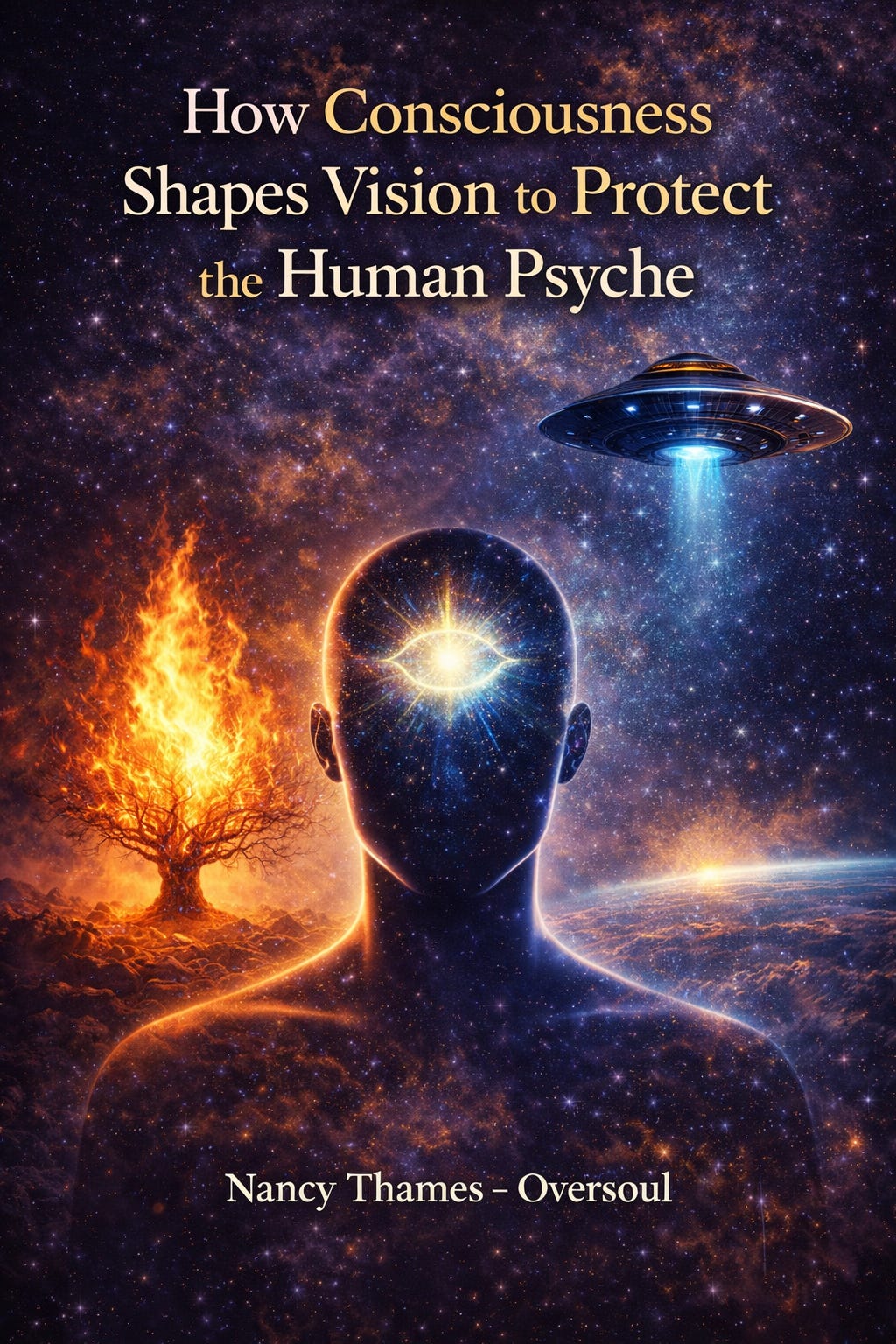 How Consciousness Shapes Vision to Protect the Human Psyche