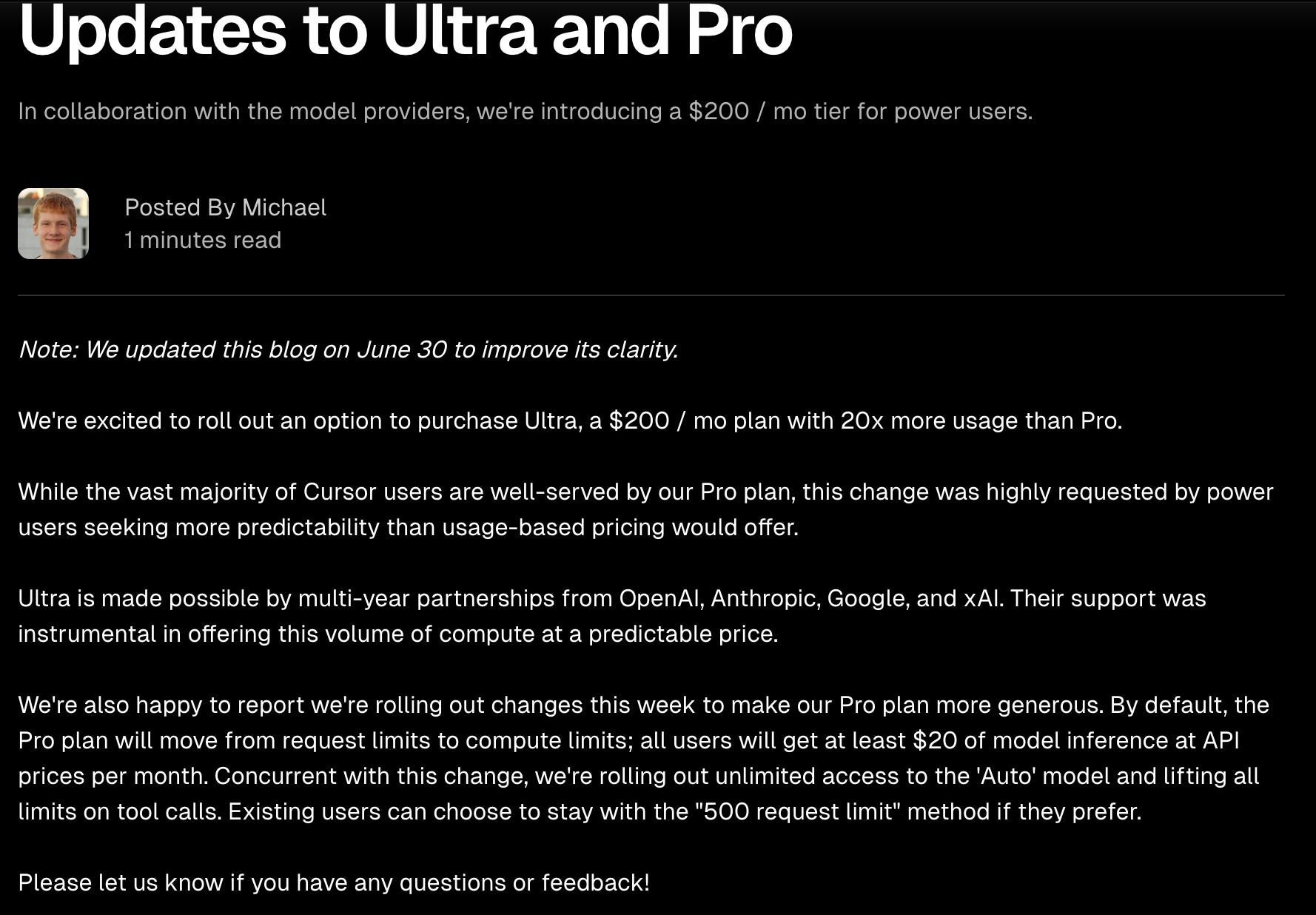 How Cursor S Pricing Change Threatened Its Ux By Finn