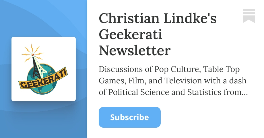 Christian Lindke's Geekerati Newsletter | Substack