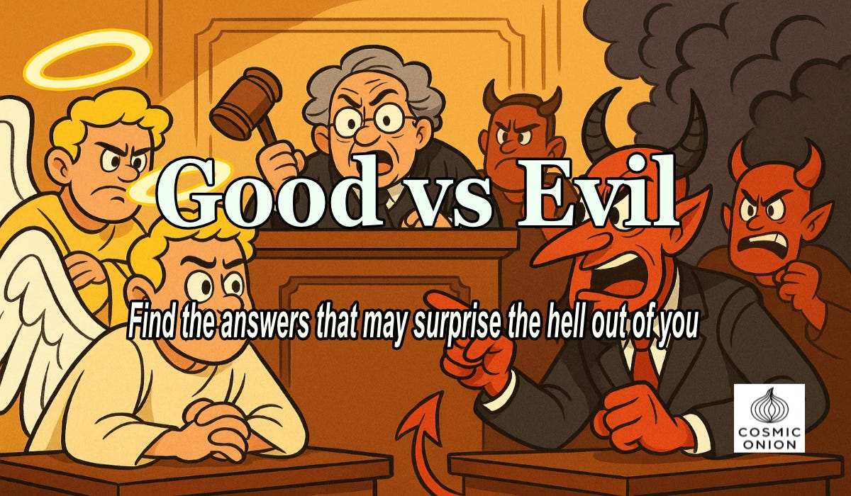 Good vs Evil - The Cosmic Onion