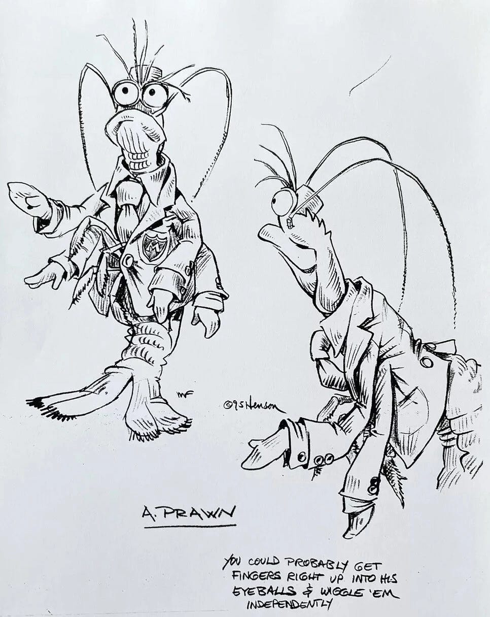 Muppet Monday: Pepé the King Prawn - by Noah Key