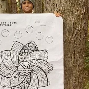 1000 hours outside coloring pages