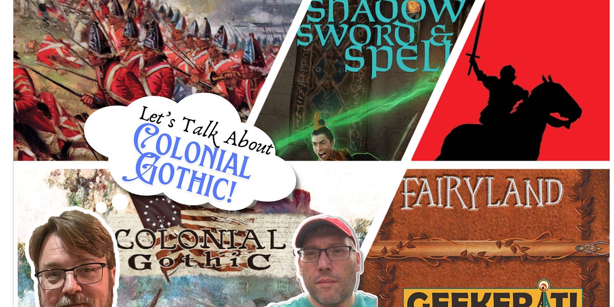 You Got Horror in My American Revolution Role Playing Game!