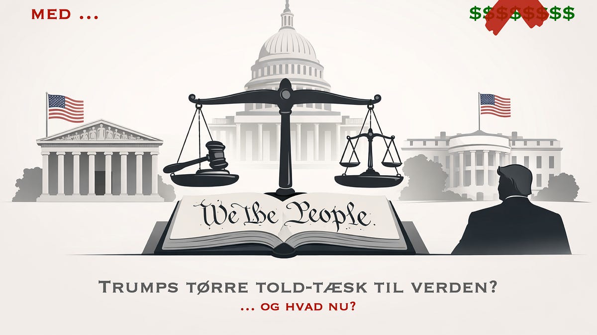 Trumps tørre told-tæsk, magtens tredeling - og et våben, der gjorde det ...