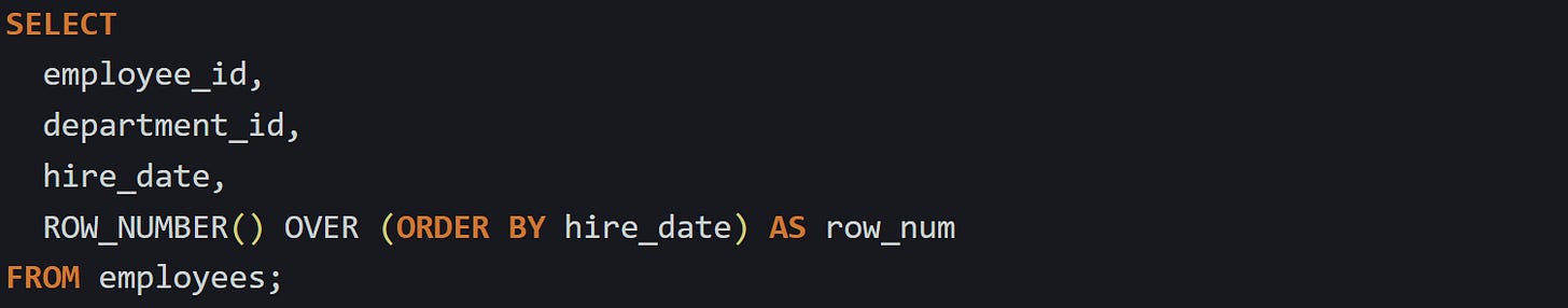 Adding Running Totals and Row Numbers with SQL