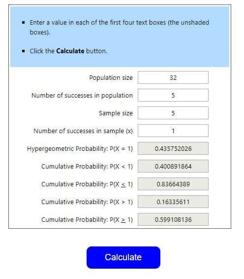 How to calculate probabilities with a real-world example