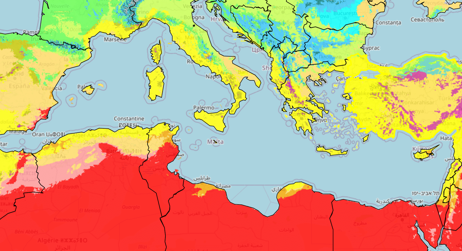 Interactive Koppen climate map - by Rob Beschizza
